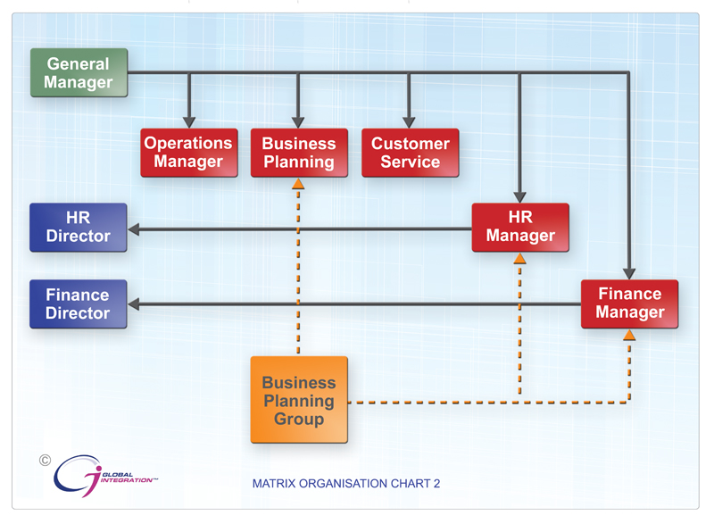 Global Integration And The Matrix Organizational Chart
